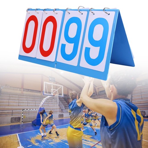 4 Digits Table Top Scoreboard Folding Score Turn Score Keeper for ...