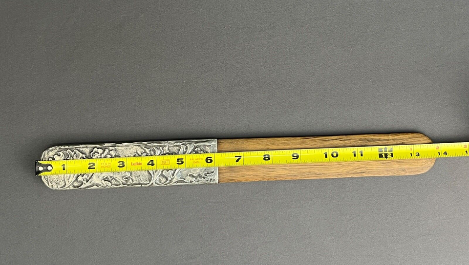 19th Century Wood Gingko Leaf Repousse 13 3/4" Page Turner; C. 1860 | eBay