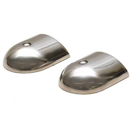 Cruisers Boat Rub Rail End Caps V2182800 | 2 3/8 Inch Stainless (Pair ...