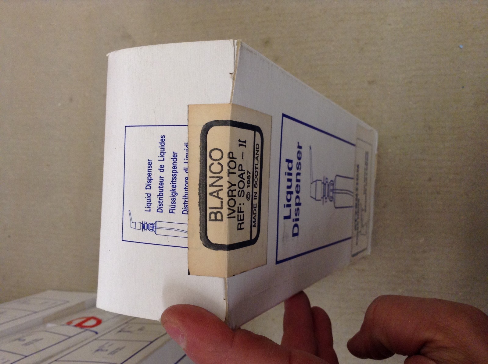 Blanco SOAP/LOTION DISPENSER IVORY / CREAM COLOR BSD-IV for sale online ...