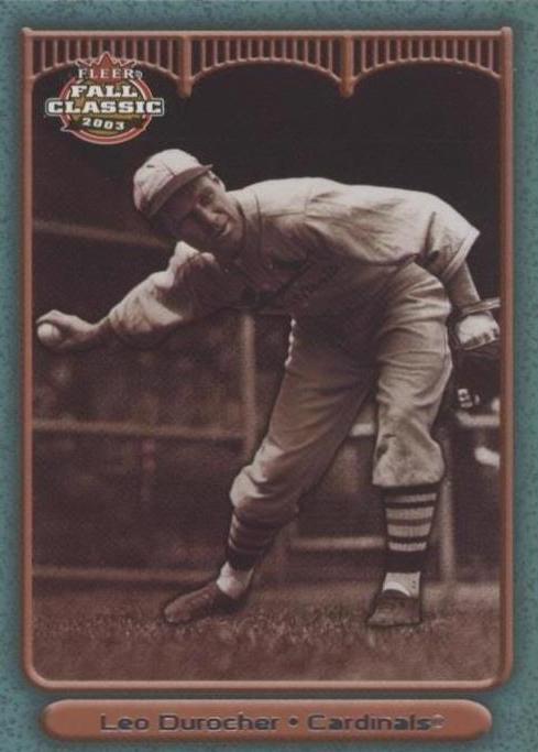 2003 Fleer Fall Classic - Leo Durocher #50 St. Louis Cardinals for sale ...