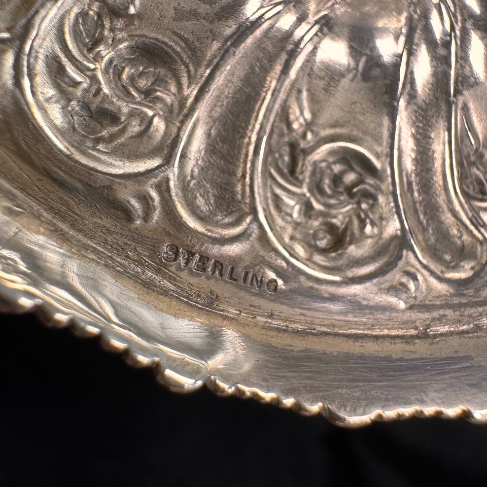 WRIGHT, KAY & Co.- AMERICAN ANTIQUE SILVER COFFEE POT, CREAMER & SUGAR ...