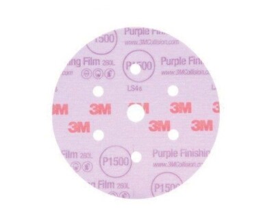 3M 30666 Purple Finishing Film Disc 2000 Grit 6in | 30ct | Dry Warranty ...