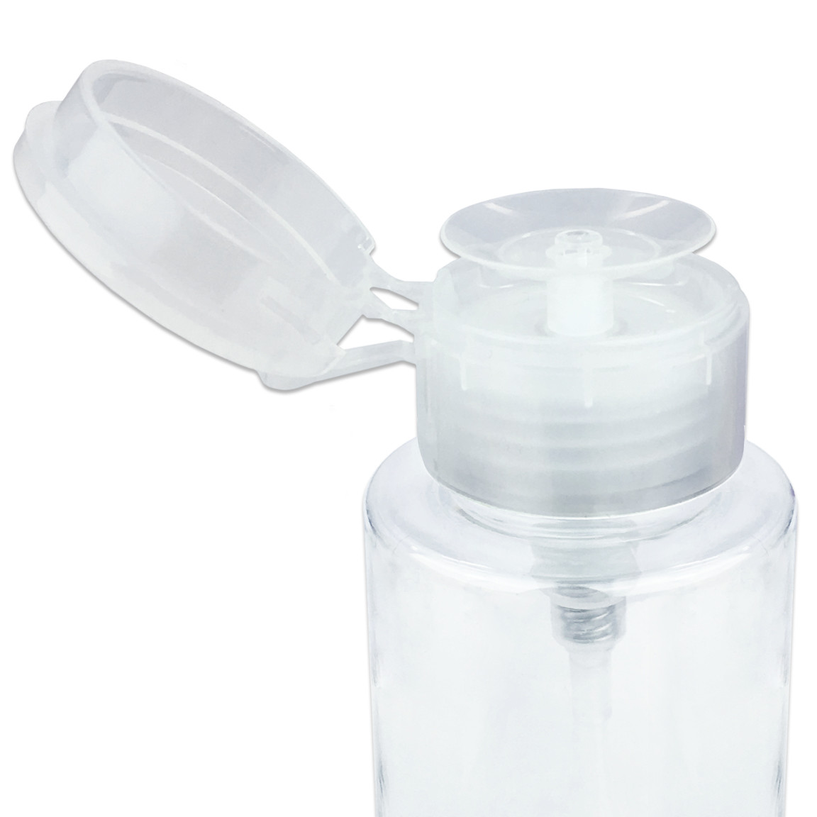 Pana 7 Oz Liquid Push Down Pump Dispenser Empty Bottle with Flip Top ...