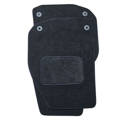 Car Mat Set For MG MGF-MGTF ( 2002-2005 ) Velour Carpet Mats In Black ...