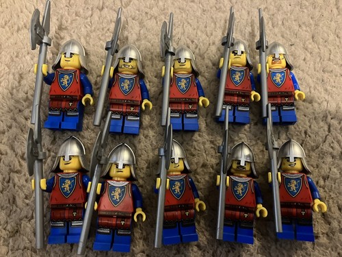 Lego Castle Lion Knights Minifigures Bundle 10x Fantasy Lot | eBay UK