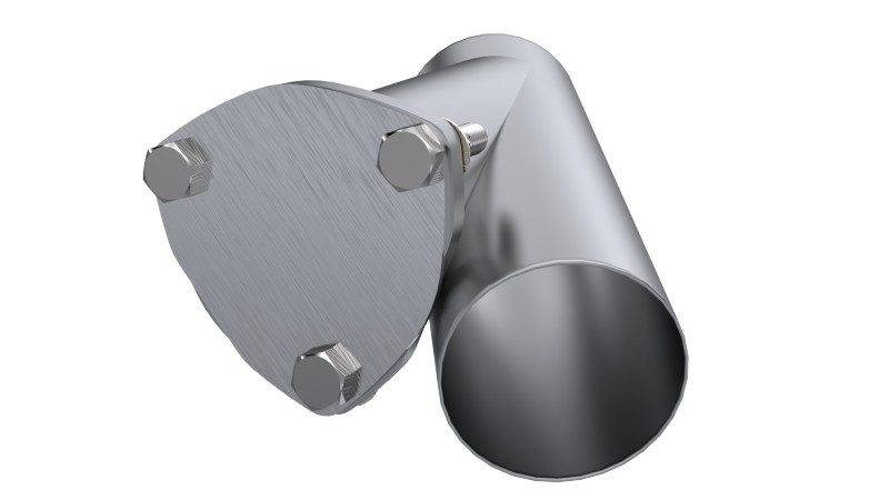 QTP Weld-On QTEC Exhaust Cutout Y-Pipe - 3.5in