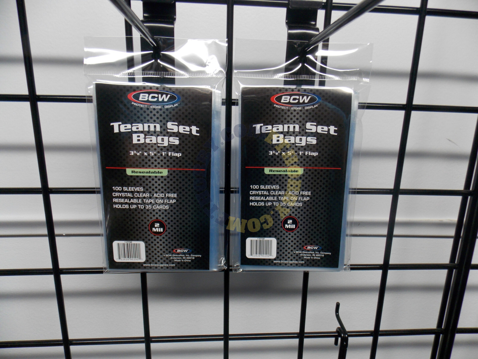 BCW Team Set Bags 3 3/8" X 5" + 1" Flap 1-RTSB 100-1000 Choose Quantity ...