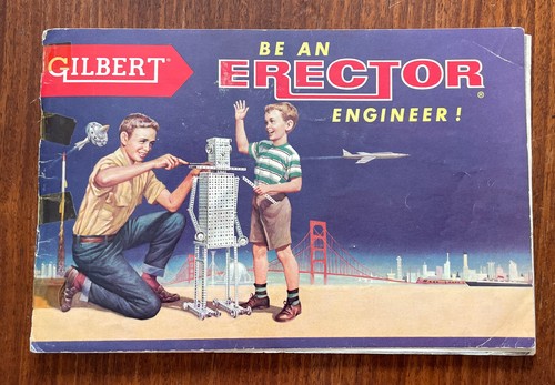 Gilbert ERECTOR Engineer Instruction Book Vintage 1954 Acceptable Condition | eBay