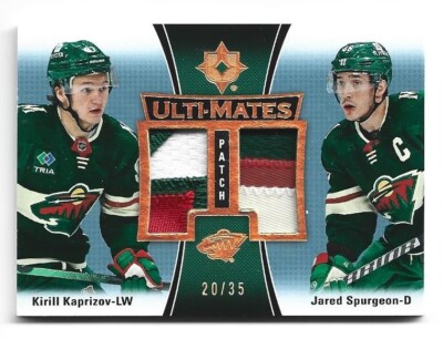 2022-23 Kirill Kaprizov Jared Spurgeon 20/35 Ultimate Ultimates Dual ...
