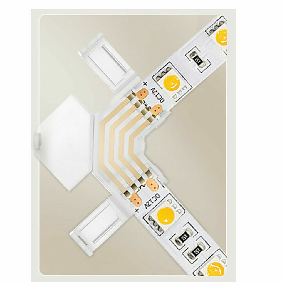 2Pin 4Pin 6pin LED Strip RGB cct Extension Cable Wire Adapter Clip ...