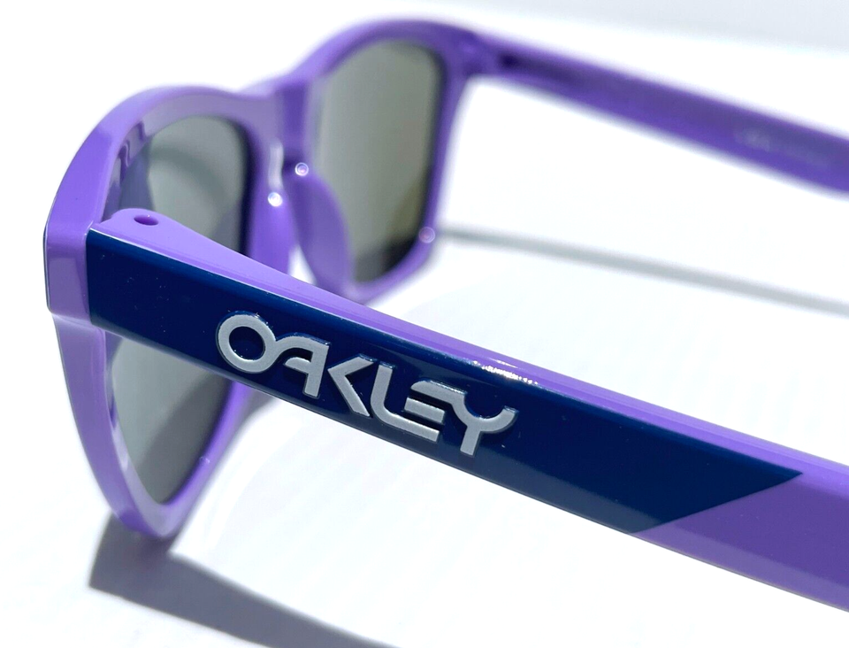 NEW Oakley Frogskins Purple Navy w POLARIZED Galaxy Violet Lens ...