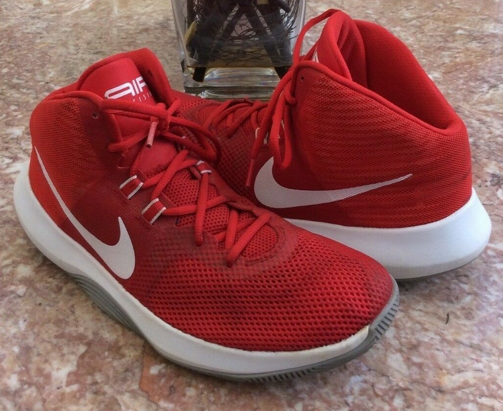 Nike Air Precision Men's University Red Basketball Sh… - Gem