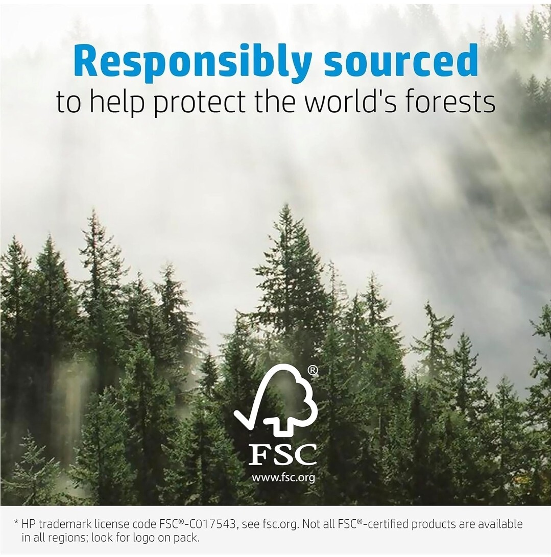 3x HP Color Laser Brochure Paper 97 Brightness 40lb 8-1/2 X 11 Glossy ...