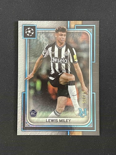 Lewis Miley 2023-24 Topps Museum UEFA /75 #86 | eBay