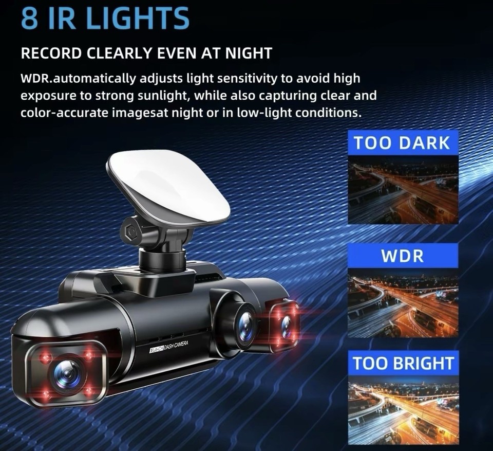 4 Cameras 4 Channel 360 Degree Car DVRDash Cam With Wifi FHD For Safe ...