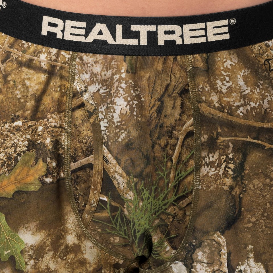 Men's Realtree APX Pattern Camo Thermals Base Layer Pant, Realtree APX ...