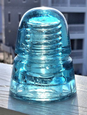 Hemingray Blue Cd145/140 TRIPLE PETTCOAT! | eBay