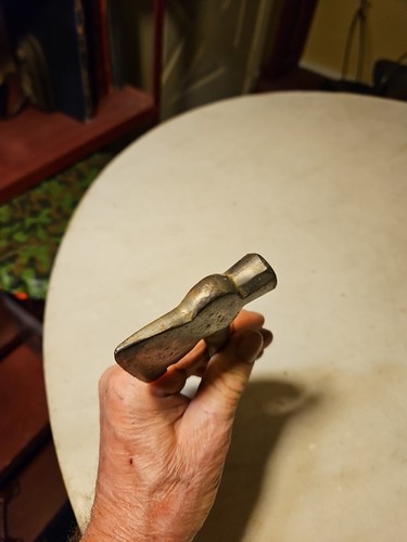Antique Cast Iron Hatchet Ax Nickel Plated Box Opener Cigar General ...