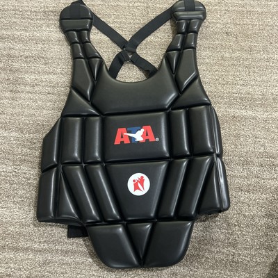 ATA Chest Protector Sparring Vest Child Size XL Martial Arts Taekwondo ...