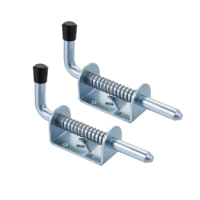 Utility Trailer Gate Spring Loaded Pin Lock Assembly Ramp Door Locking ...