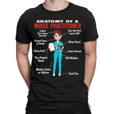 Anatomy Of a Nurse Practitioner Medical Science Biology Body Organs ...