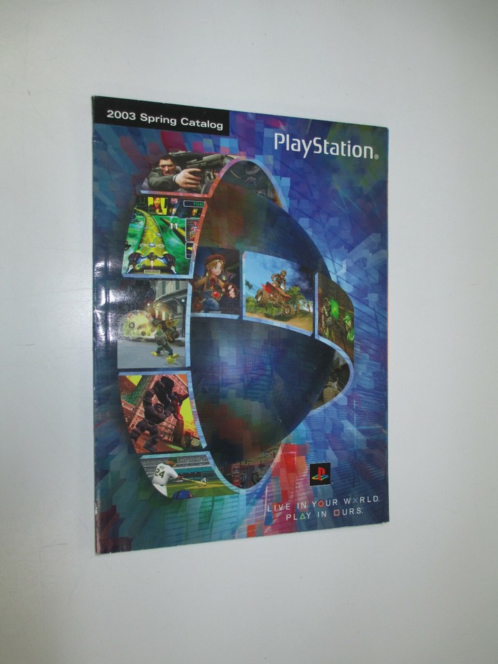 Promotional-only PlayStation 2003 Spring Catalog E3 Press Kit Sony PS1 ...
