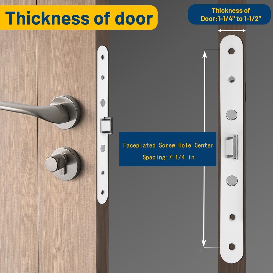 2 Point Bolt Mortise Lock Used for Pella Storm Door Handle Set, Storm ...