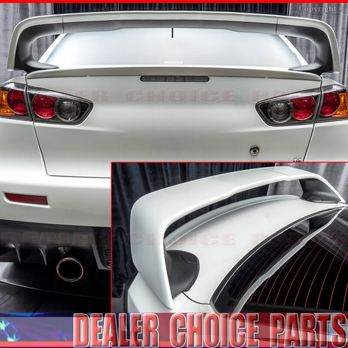 2008-14 2015 2016 2017 Mitsubishi Lancer EVO X Style Spoiler High Wing ...