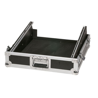 12U 19" Sloped Rack Mount Mixer Flight Case PA Band DJ Disco Console ...