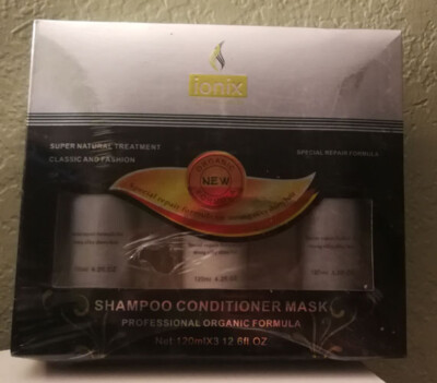 IONIX Organic SHAMPOO CONDITIONER MASK Hair Repair Formula Set | eBay