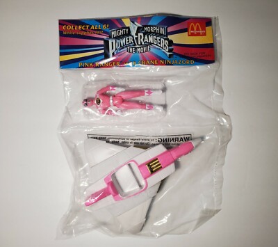 Mighty Morphin Power Rangers The Movie - Pink Ranger with Crane ...