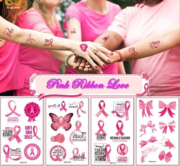 Pink Ribbon Cancer Tattoos Breast Cancer Awareness Pink Ribbon Tattoo,