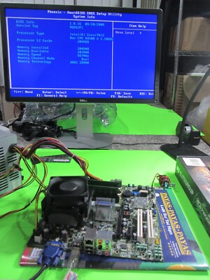 Dell Vostro 200 Foxconn G33M02 Motherboard with CPU and RAM - TESTED ...