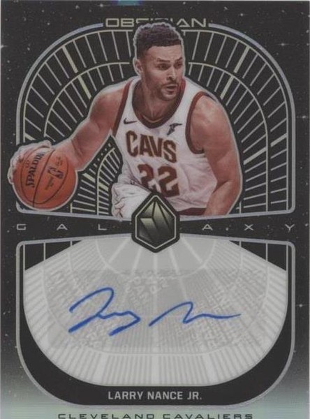 2019-20 Panini Obsidian - Galaxy Autographs #GA-LNJ Larry Nance Jr. /99 ...
