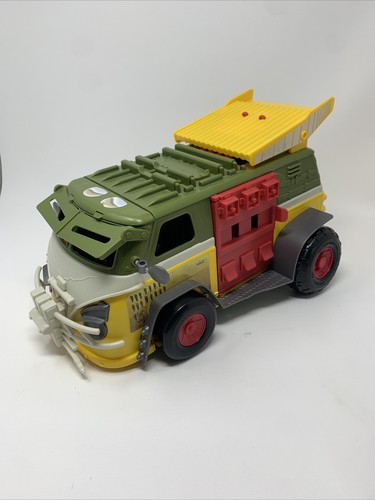 Party Wagon Van TMNT Ninja Turtles 2014 Playmates Viacom w/ Figures ...