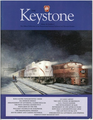 The Keystone PRR Vol. 36 No. 4 Winter, 2003 PRRT&HS Pennsylvania Railroad | eBay