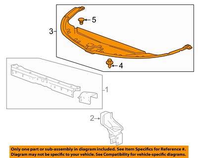GM OEM 14-20 Impala Radiator Support Radiator Support-Sight Shield ...