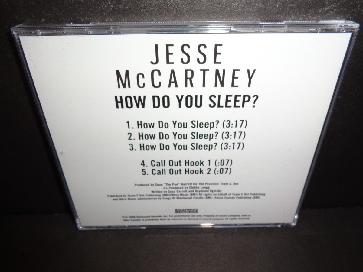 Jesse Mccartney How Do You Sleep Album Cover
