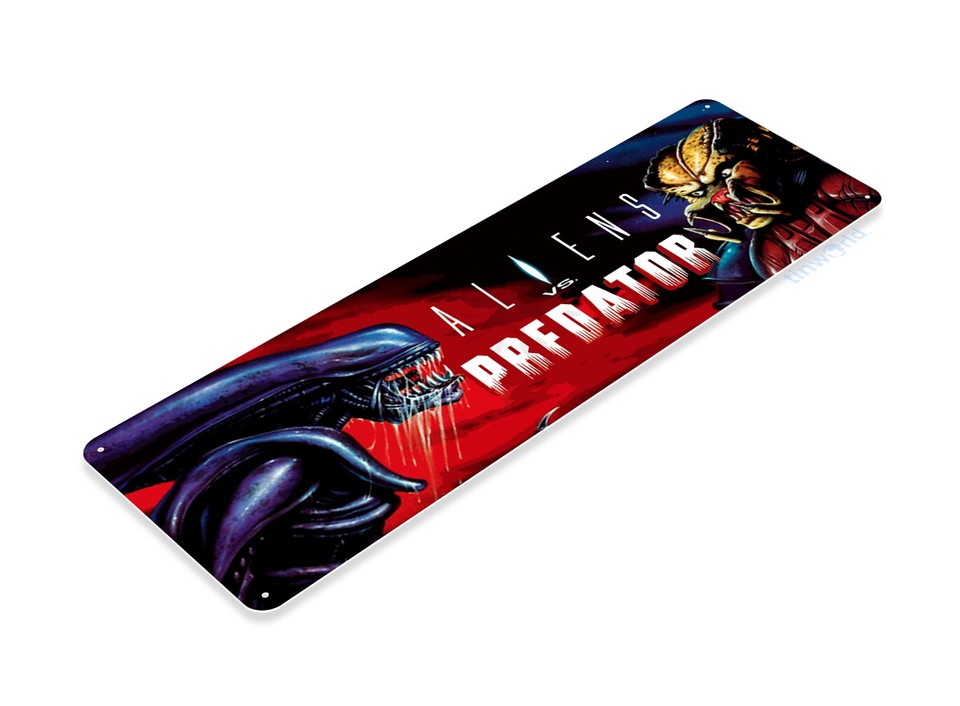 TIN SIGN Alien vs Predator Arcade, Retro, Console, Marquee, Game Room ...