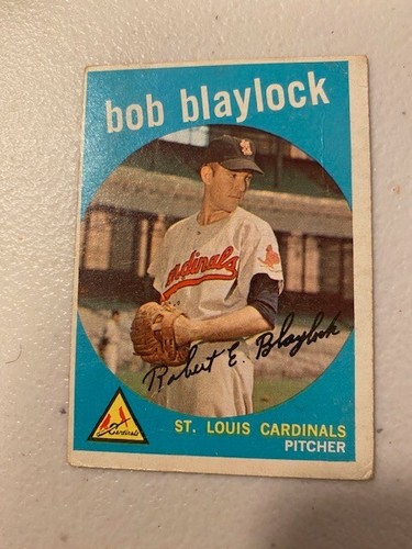 BOB BLAYLOCK 1959 Topps #211 | eBay