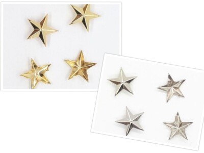 Sternnieten Stern Nieten Ziernieten Gothic Punk Silber Gold verzieren ...