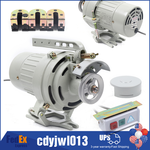 Clutch Motor For Industrial Sewing Machines 250W, 110V 3450RPM with ...
