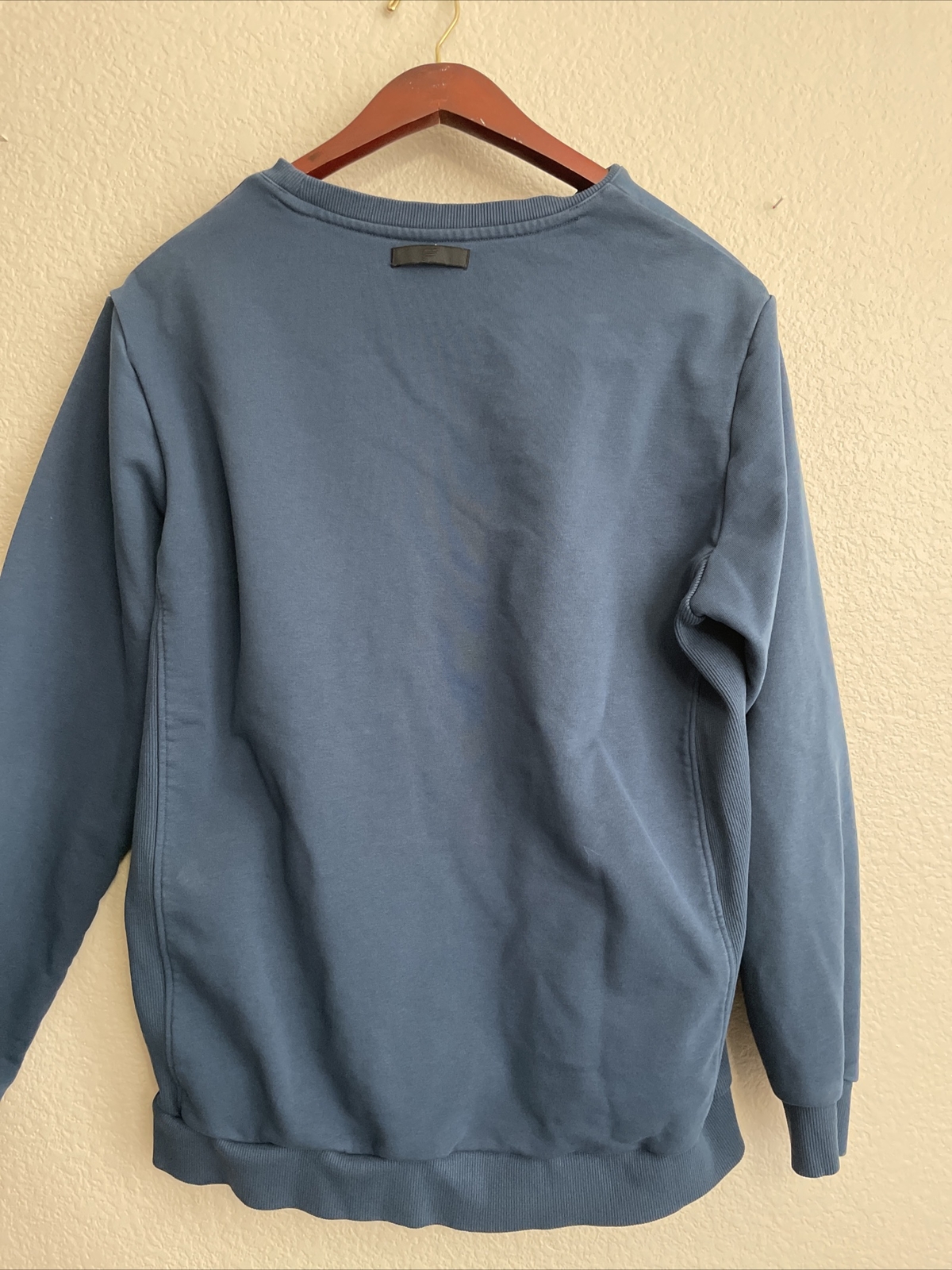 Fabletics Sweatshirt Men's XL Blue The Courtside Crew Neck French Terry ...