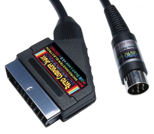 Acorn BBC B Micro, Master & Electron High Quality RGB Scart Lead Video ...