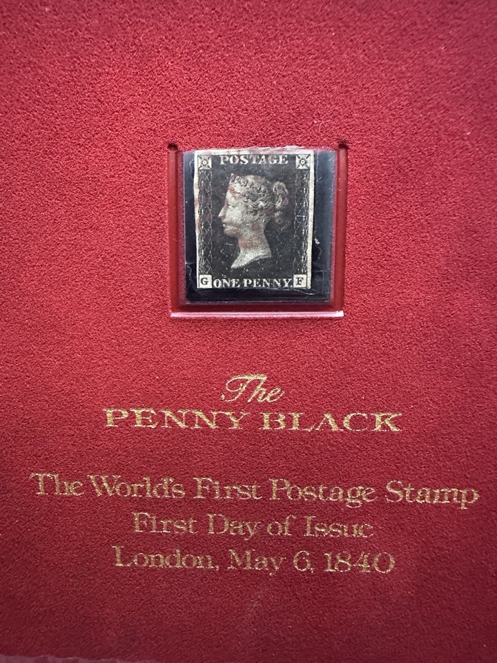 The Penny Black The World's First Postage Stamp May 6, 1840 Fleetwood ...