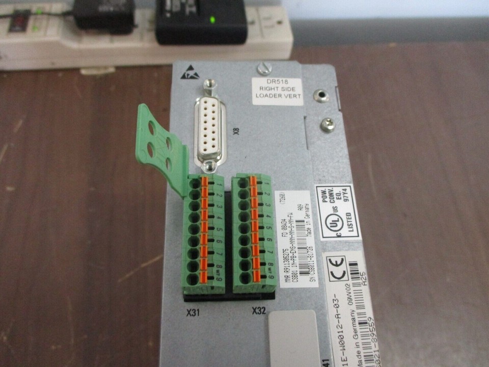 Rexroth IndraDrive Servo Drive HCS02.1E-W0012 Input: 3x200...500VAC 6A ...