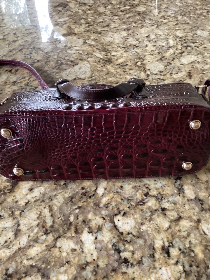 RARE Brahmin Mini Asher Wine w/Animal | eBay