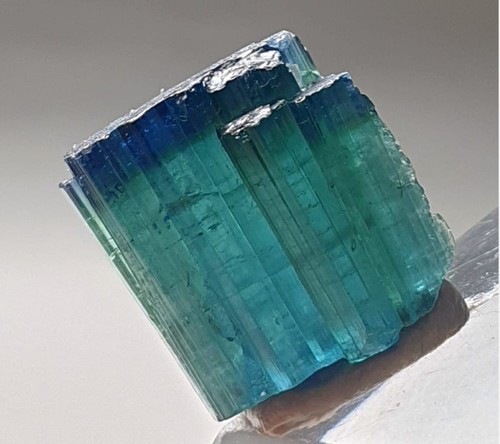 Beautiful Natural Indicolite Tips Blue Color Tourmaline Pocket Crystal ...