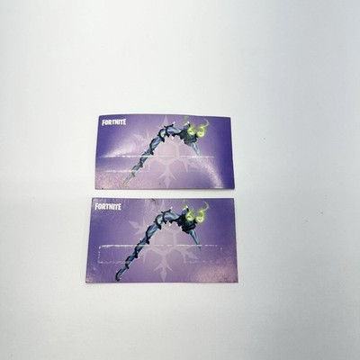 Fortnite Minty Pickaxe Card X2 - UnScratched and Expired Code Fast Free ...
